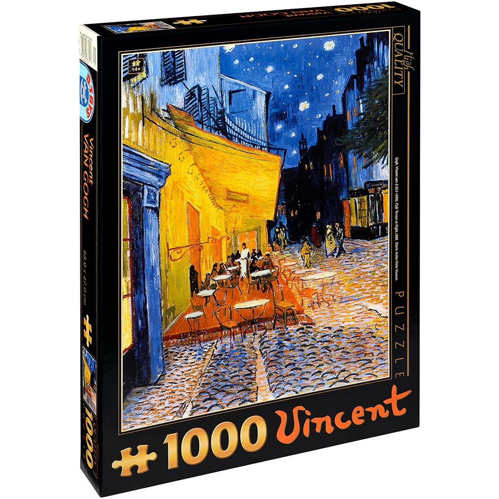 Van Gogh Arles Cafe Puzzle 1000 pezzi D-Toys su Puzzle Arte
